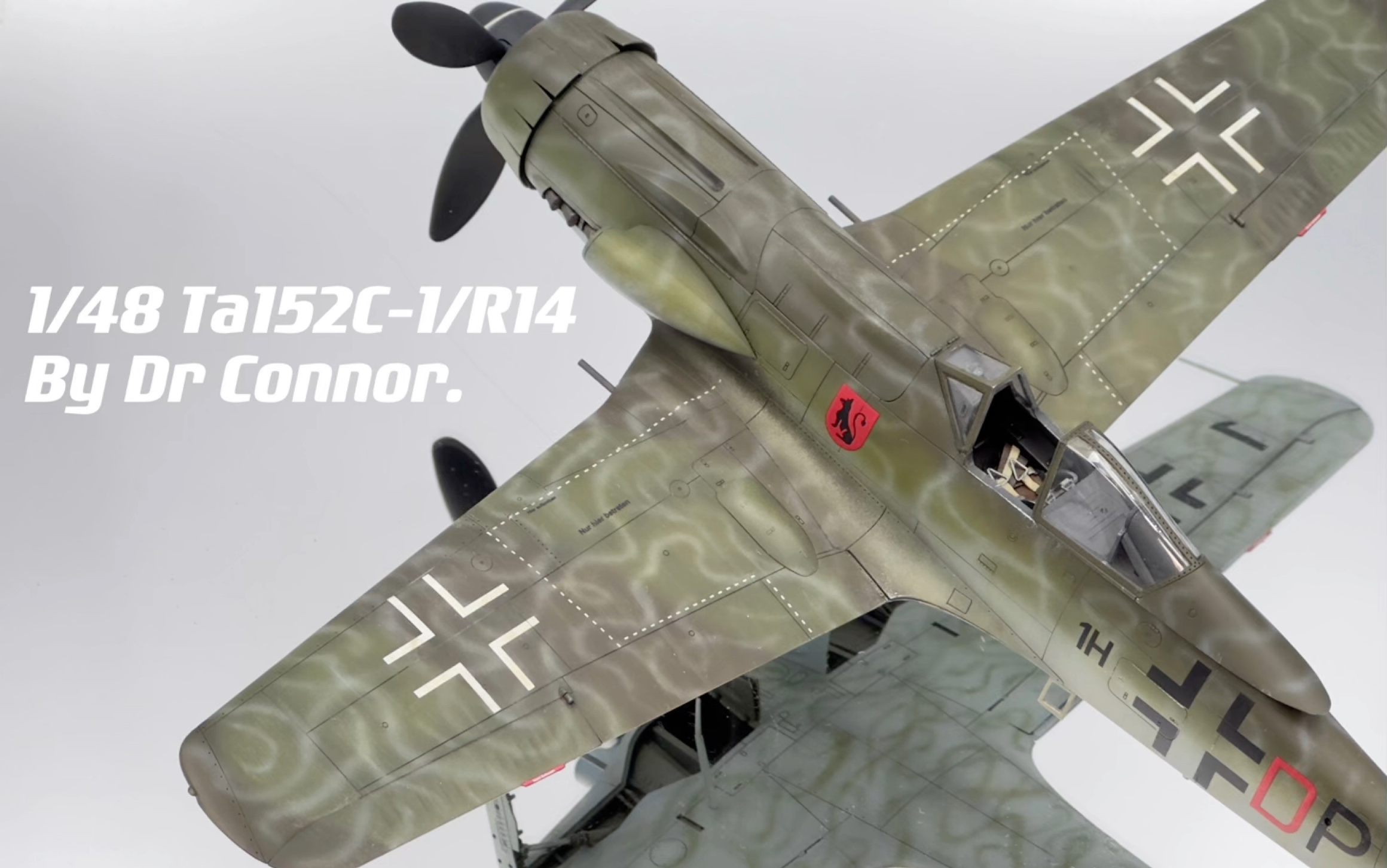 飞机模型 小号手1/48 Ta152C-1模型制作 这涂装真是又骚又帅哒