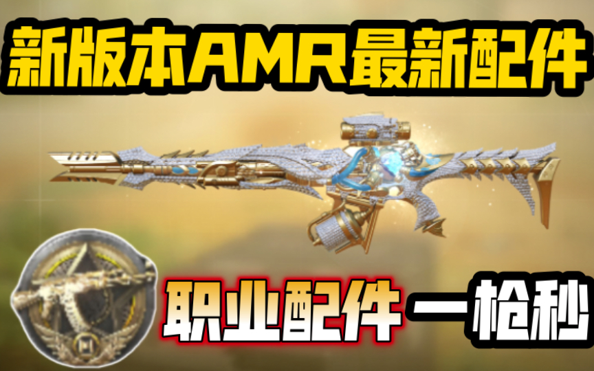 《使命召唤手游》新版本AMR最新配件!职业配件一枪秒人!_使命召唤
