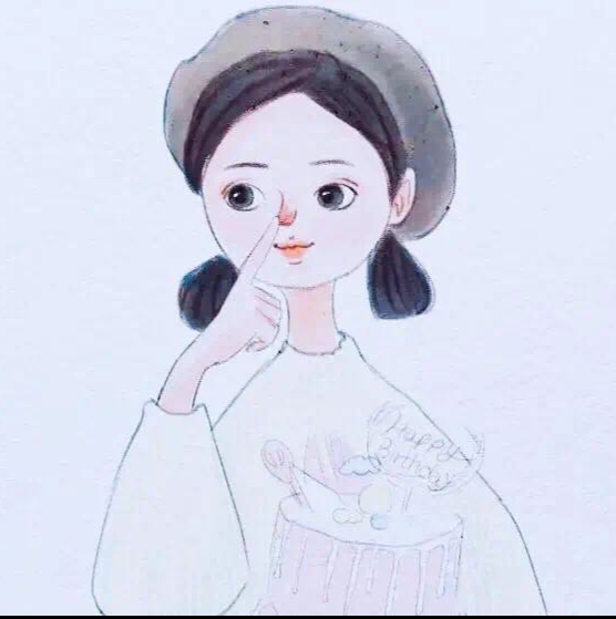 秃头月半仙女 
