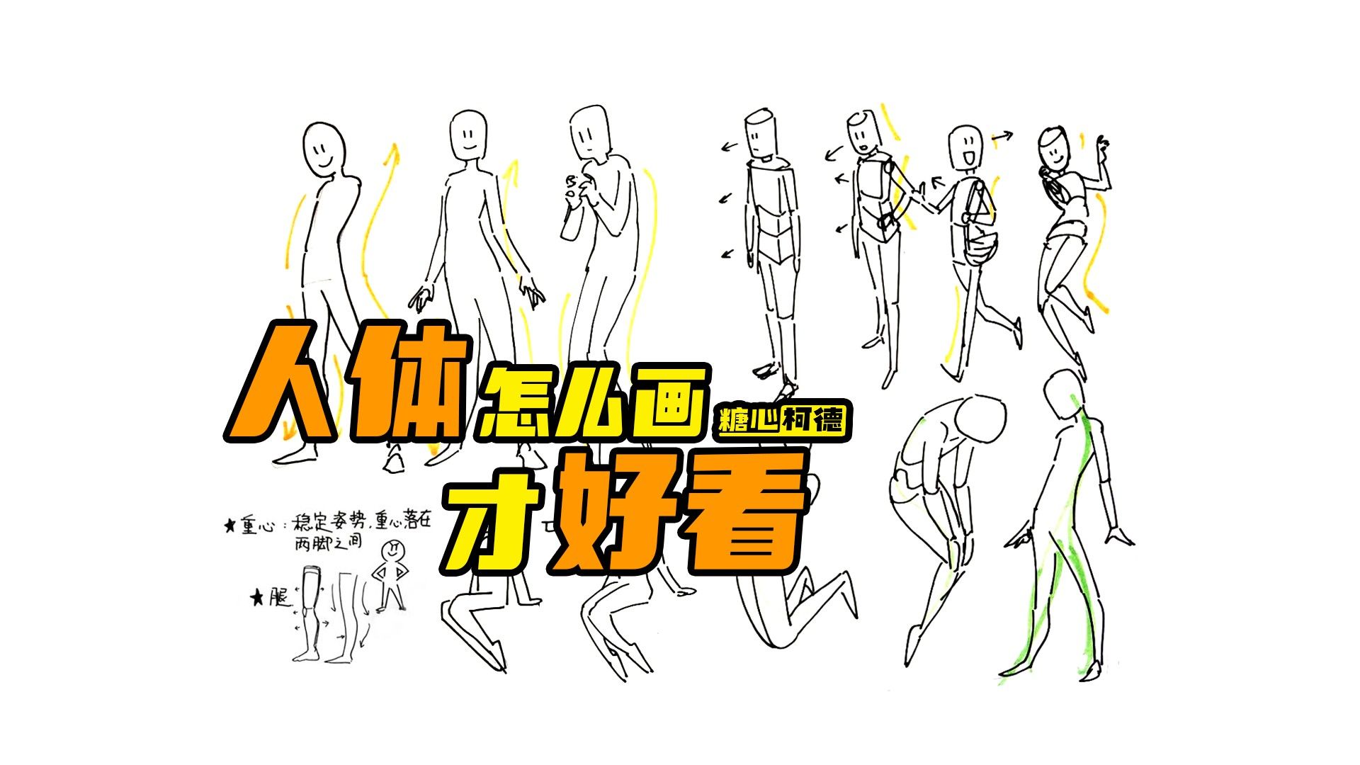 『动漫手绘』人体怎么画才好看?|动画考研|数媒考研|游戏考研|插画...