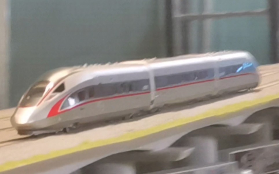 我的复兴号CR400AF模型第一次跑车记