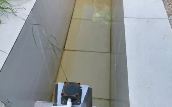 达泽环保医疗污水处理设备出水水质,看得见的清澈!