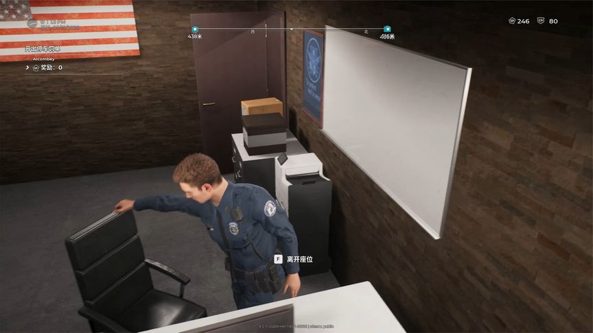 Steam:模拟警察巡警,刚上班就在警局门口发生交通事故。