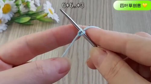 棒针编织漂亮的铃兰花,简单易学,花样百搭,织啥都很美