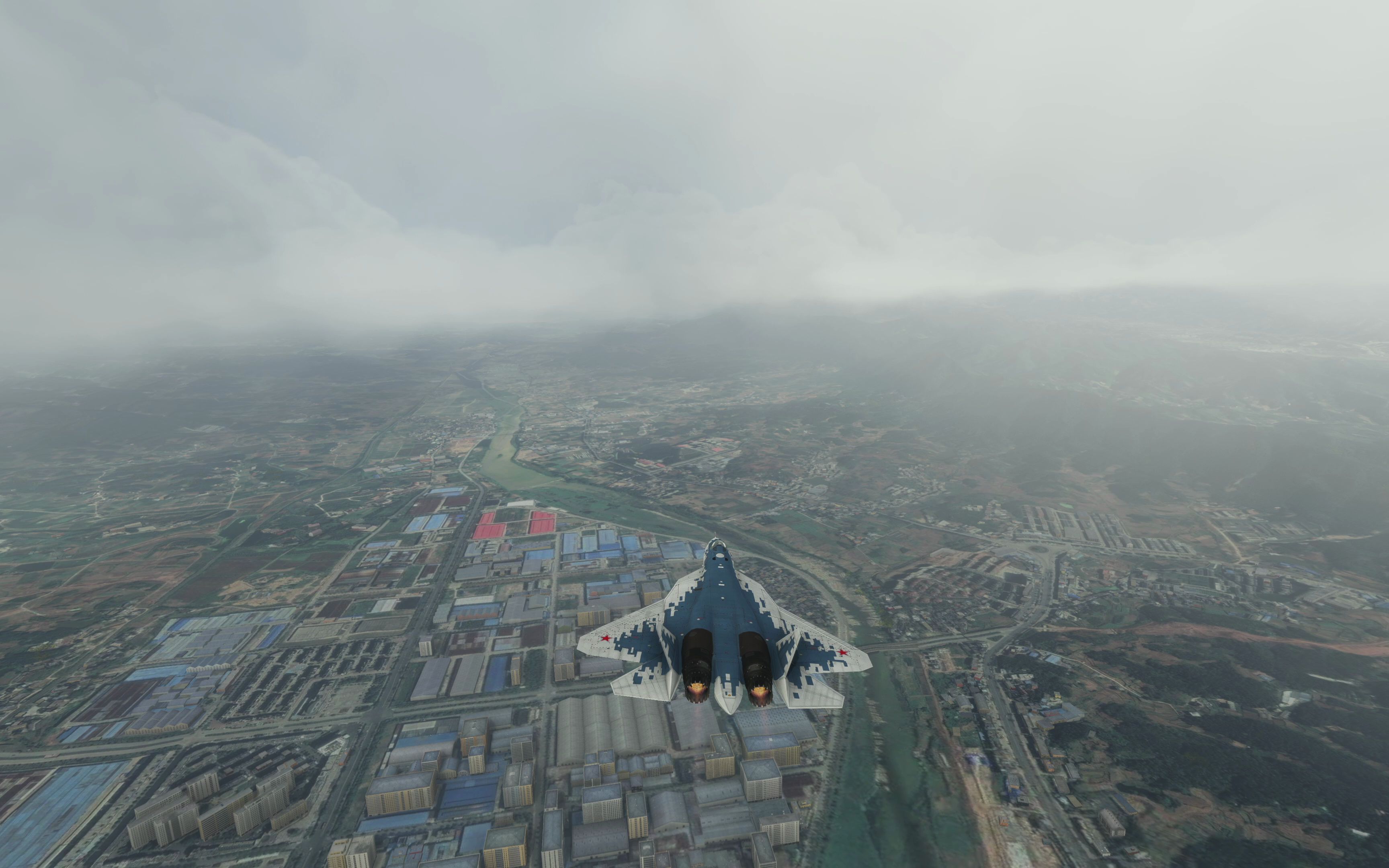 微软模拟飞行 199 黄山飞舟山