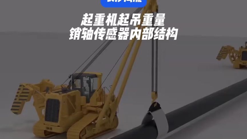 销轴传感器内部结构原理。起吊设备用于测量起吊重量的传感器。