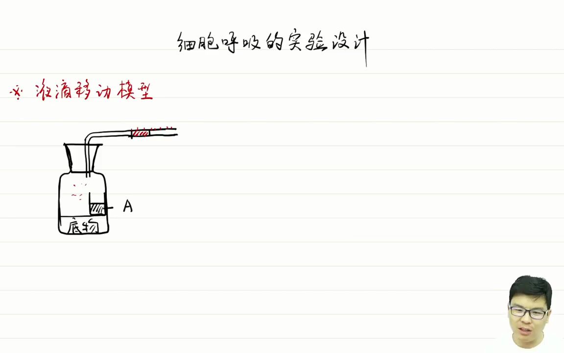 2024高考生物万猛老师一轮复习课程细胞呼吸的实验设计