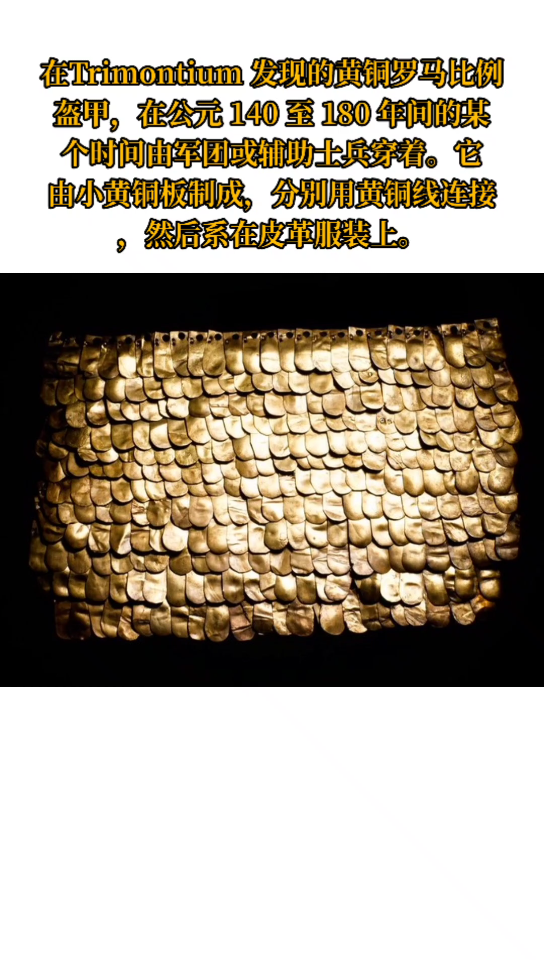 ...某个时间由军团或辅助士兵穿着。它由小黄铜板制成,分别用黄铜线连接