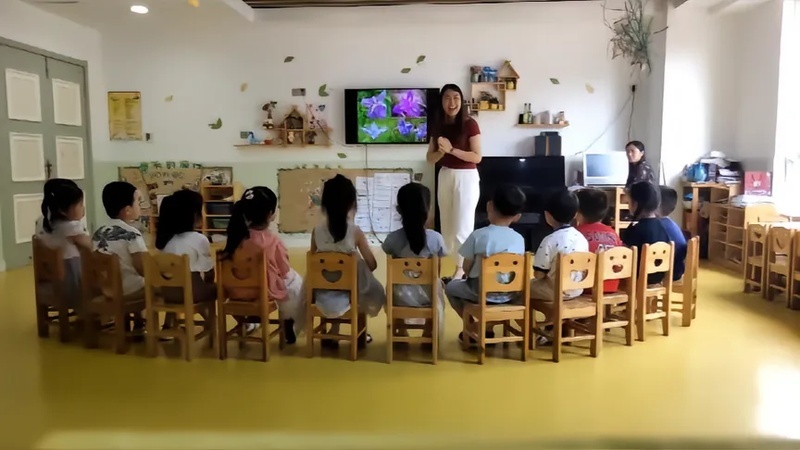 中班音乐游戏《马兰花》视频+教案+音乐+课件