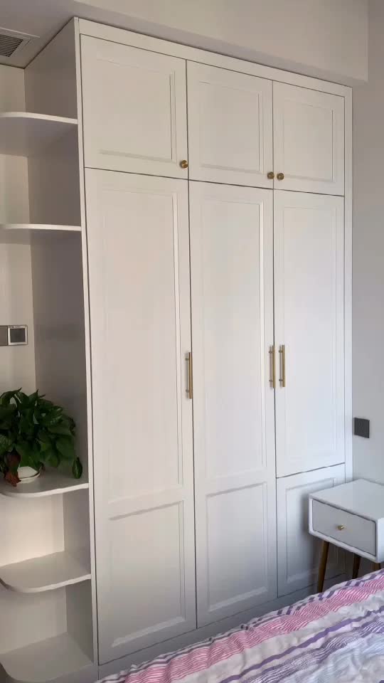 精装房小户型衣柜设计～全实木