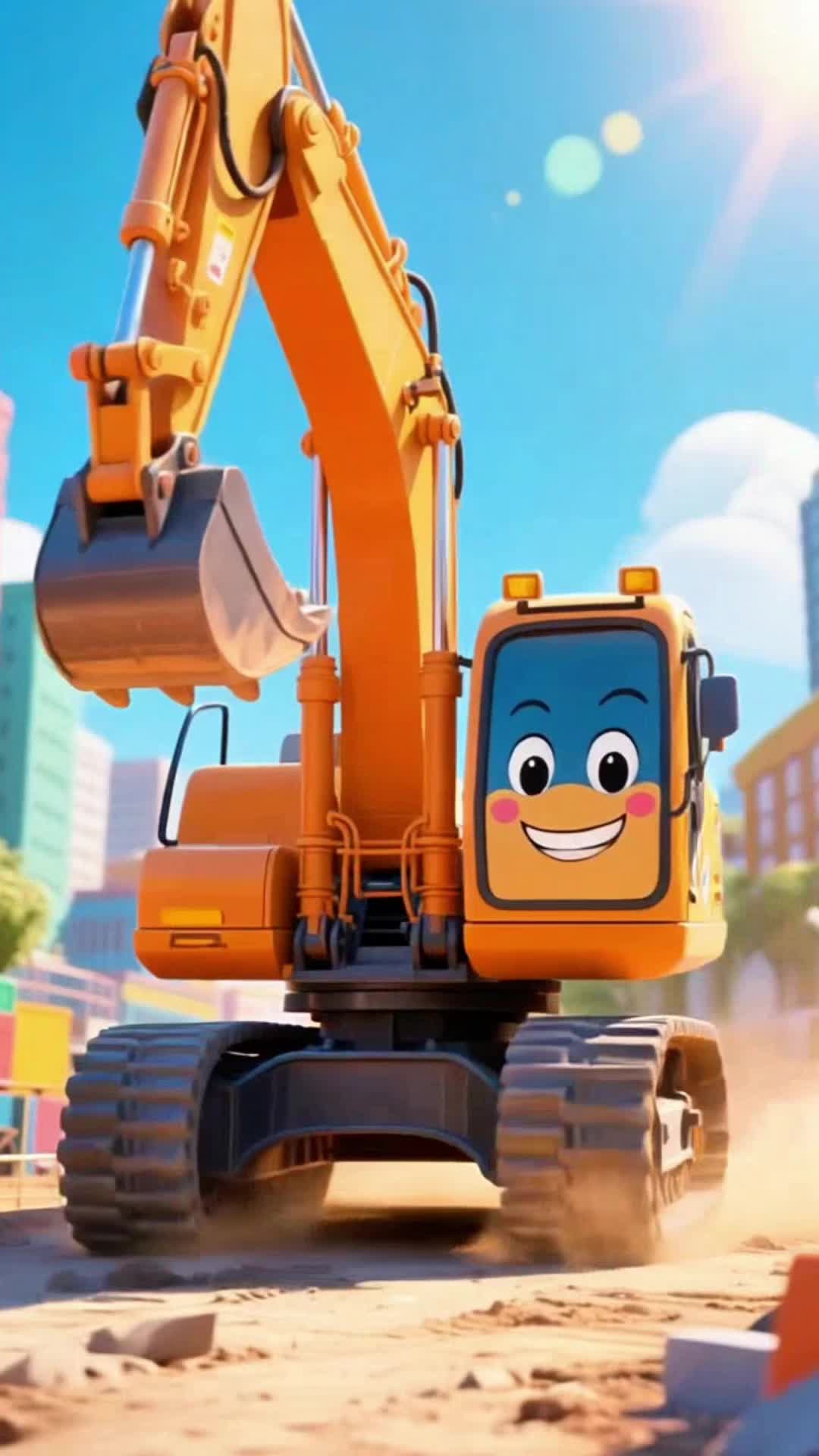 儿歌-第373集《宝宝认工程车》#儿歌多多#儿歌#儿歌动画#启蒙早教#...