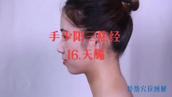 三焦经之天牖穴定位#中医养生