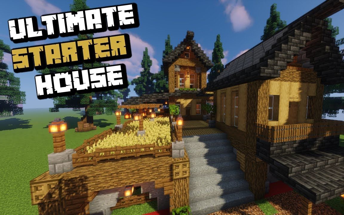 我的世界建筑:新手入门小屋 (搬运)_游戏热门视频