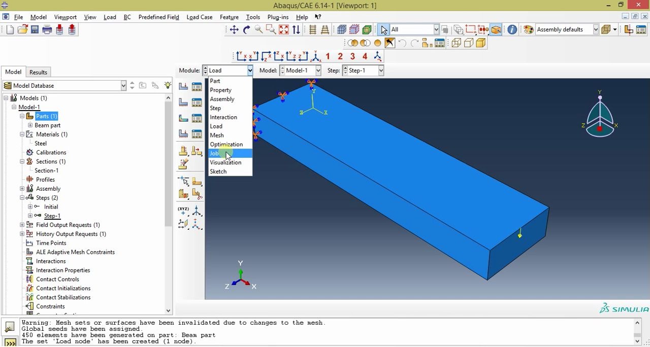 Abaqus入门教程1(静态分析)Abaqus Tutorial 1 for beginners(Static ...