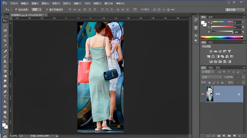 PS去除衣服祛皱-仿制图章
