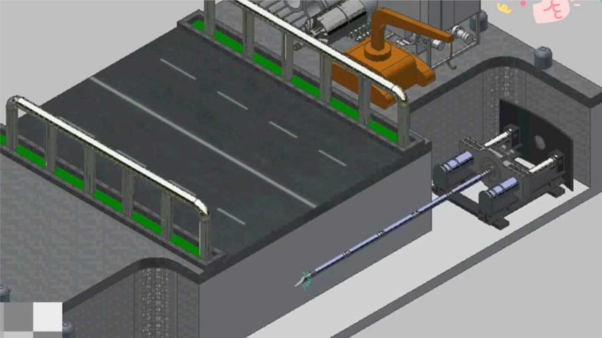 非开挖顶管施工工艺动画演示