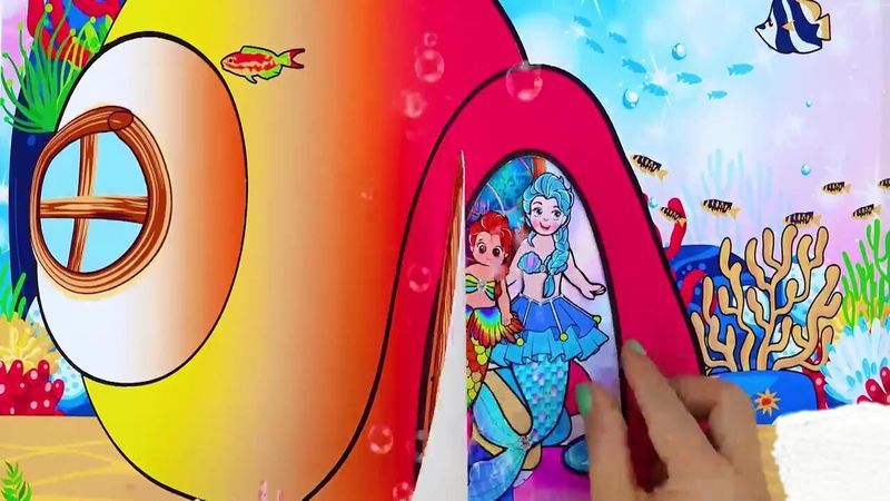 趣味剪纸定格动画系列:冰公主要带着火王子玩耍,最后还是冰公主救下...