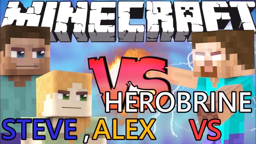 我的世界MC动画:史蒂夫和艾丽克斯大战Him