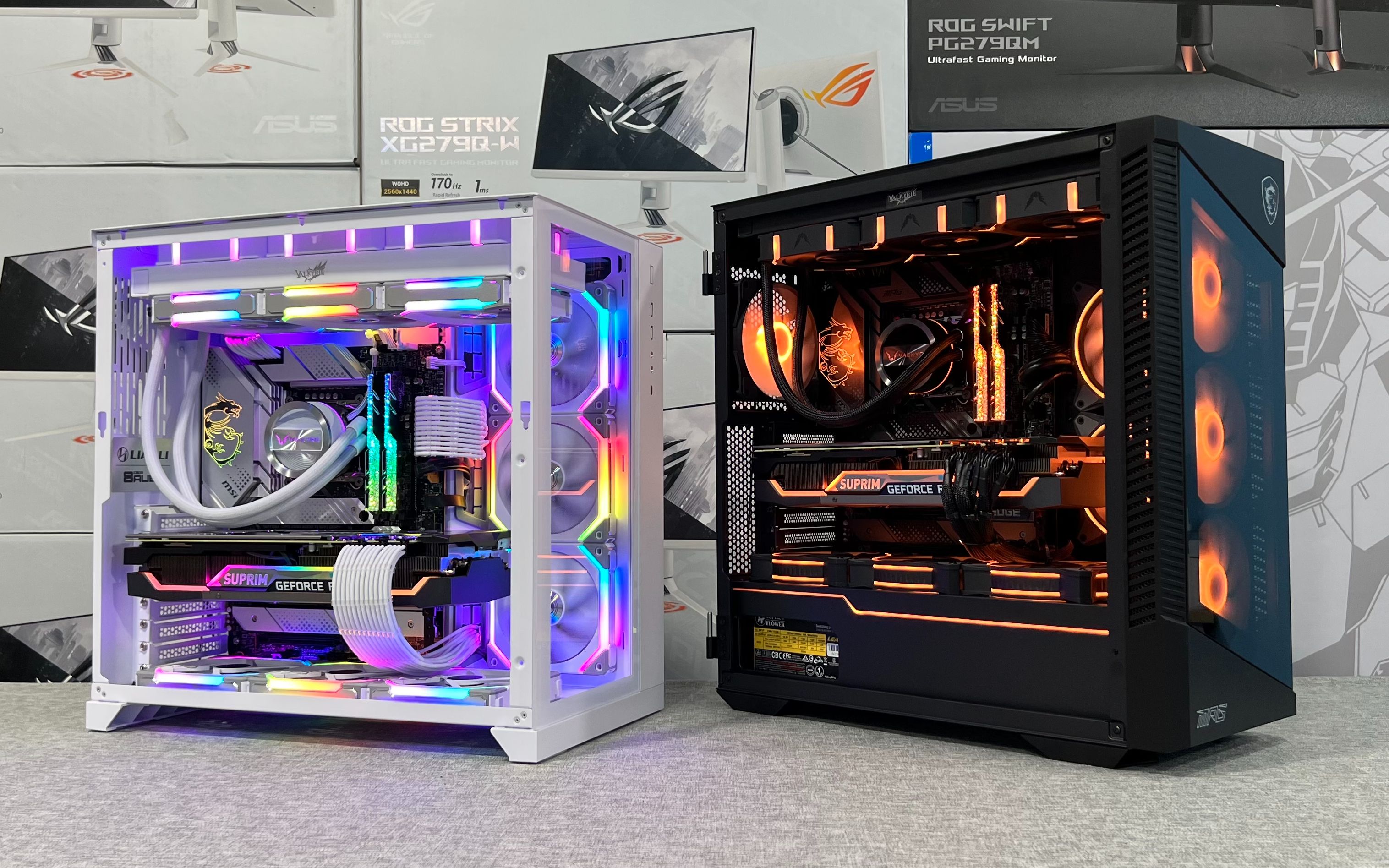 两台不同类型的高颜值主机!选海景房还是刀锋100R?1.5W 12700KF+...