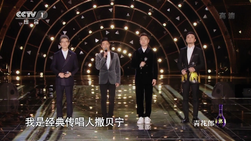 [经典咏流传第四季]康辉 撒贝宁 朱广权 尼格买提为你唱经典《青春》