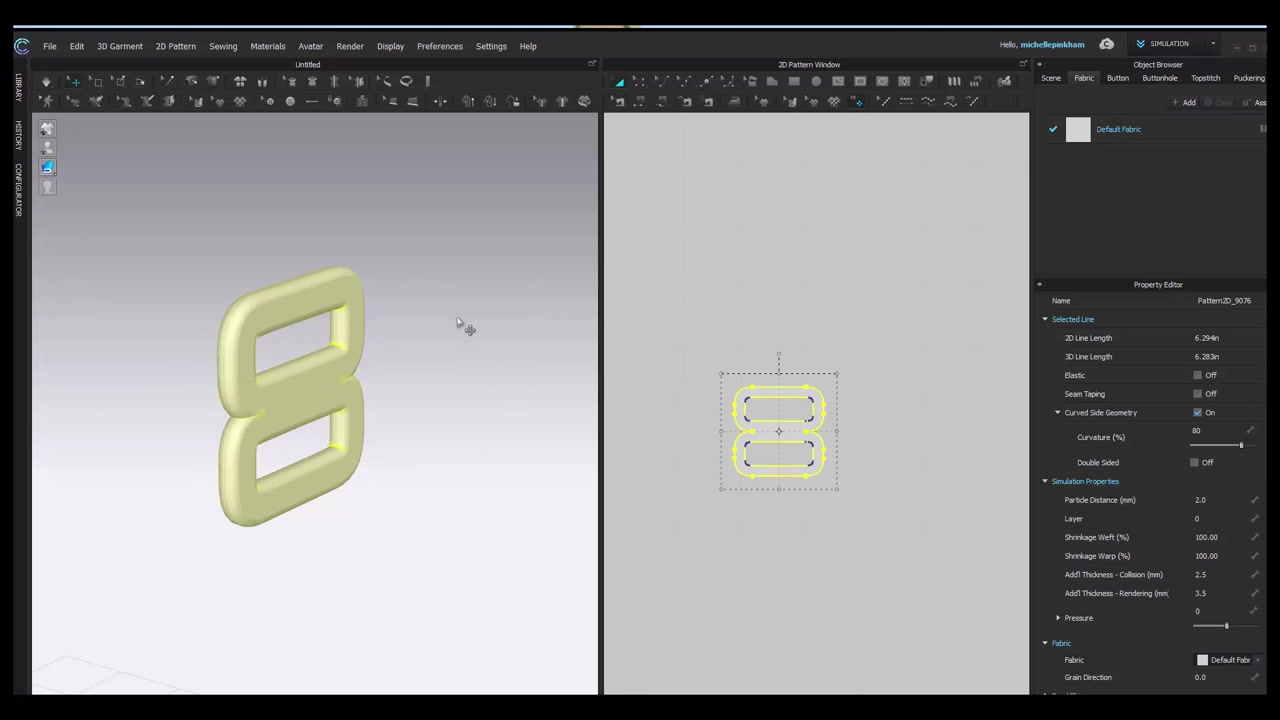 CLO小技巧——如何在CLO中制作简单OBJ文件,以腰带扣为例