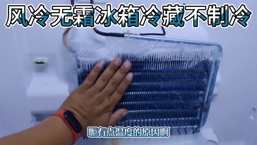 风冷无霜冰箱维修。冷藏室不制冷,不换任何配件维修。