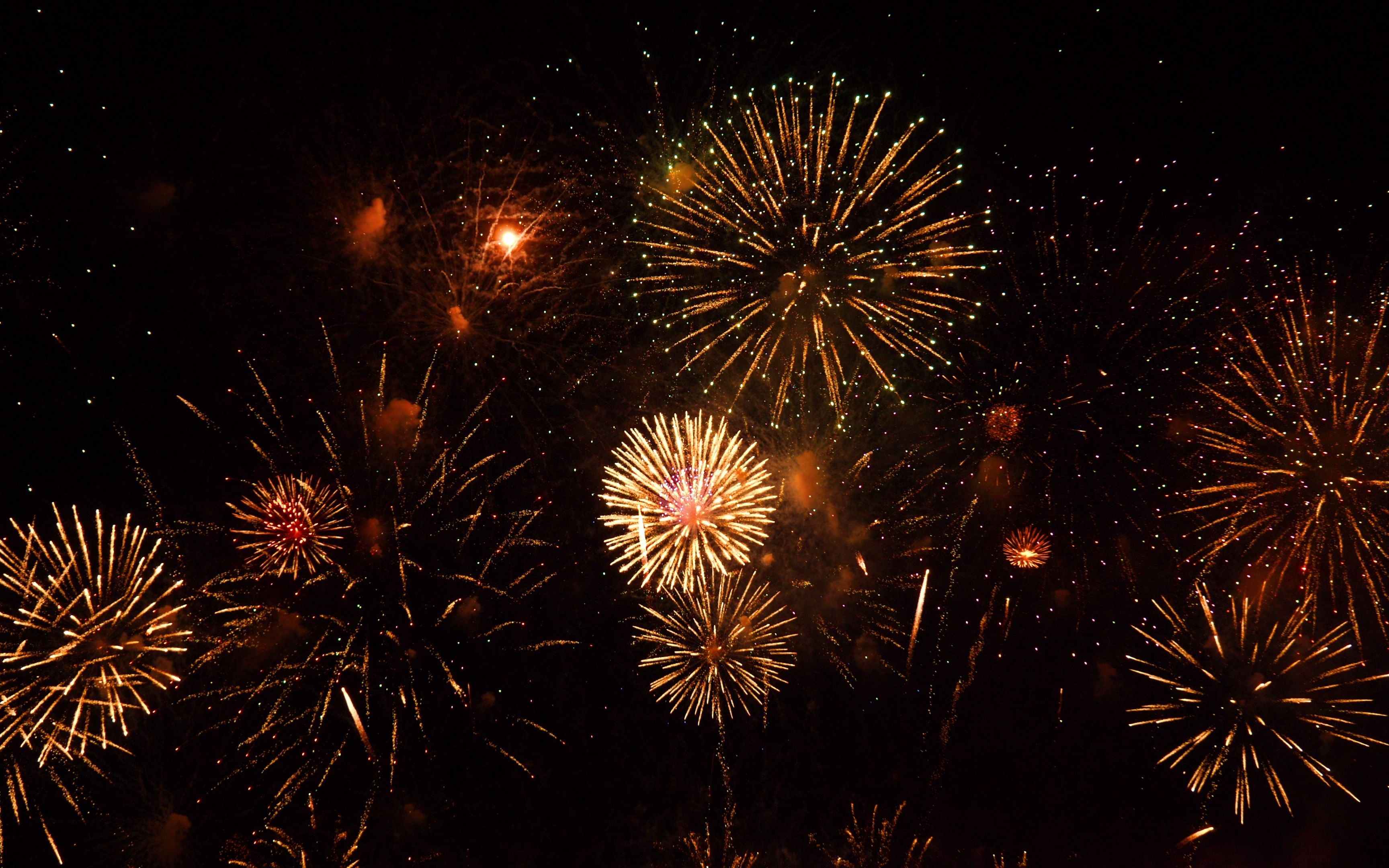 视频素材丨五彩斑斓烟火礼花升腾烟花视频素材