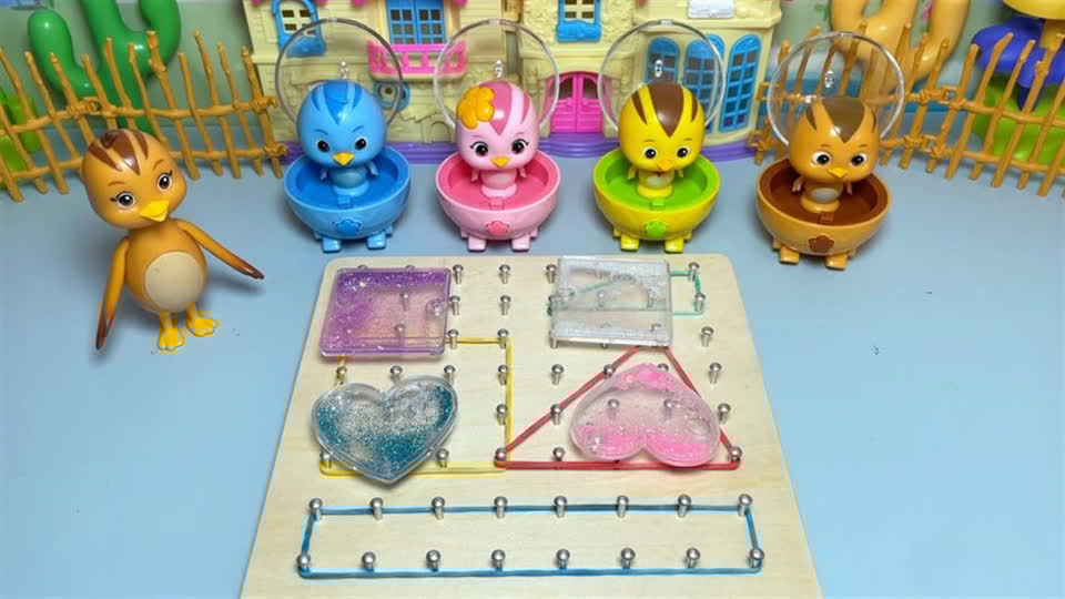 玩具动画-萌鸡小队都得到了流沙咕卡