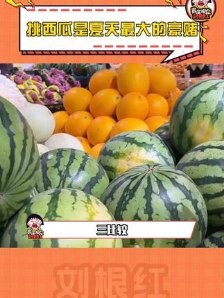 挑西瓜是夏天最大的一场豪赌#西瓜 #用心挑出来的西瓜不一样 #选西瓜...