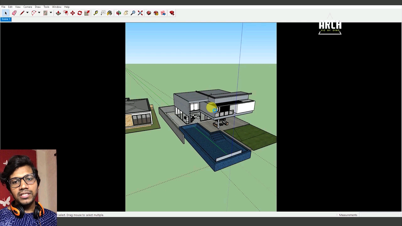 SU建模 3DCR渲染