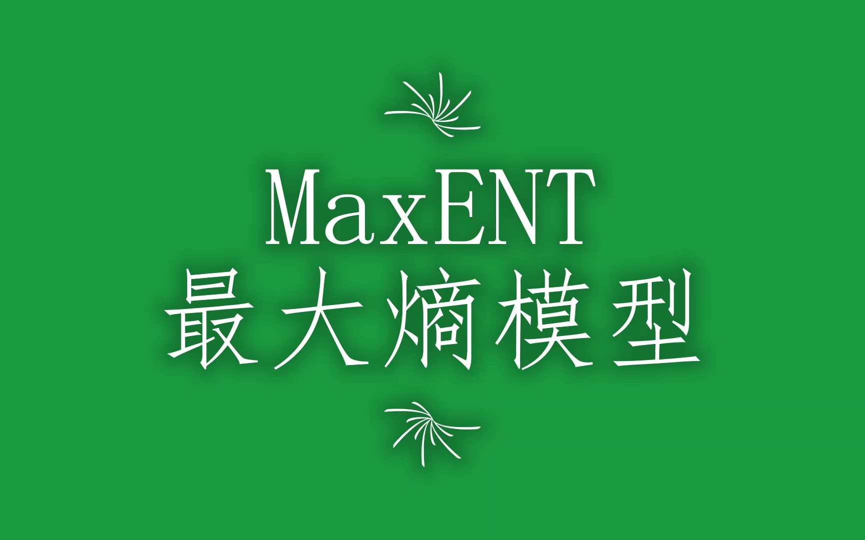 MaxENT最大熵模型哪里有 ?