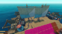 [小胖Raft木筏MOD版]一键控制引擎MOD不用再跑着去关风帆和引擎了