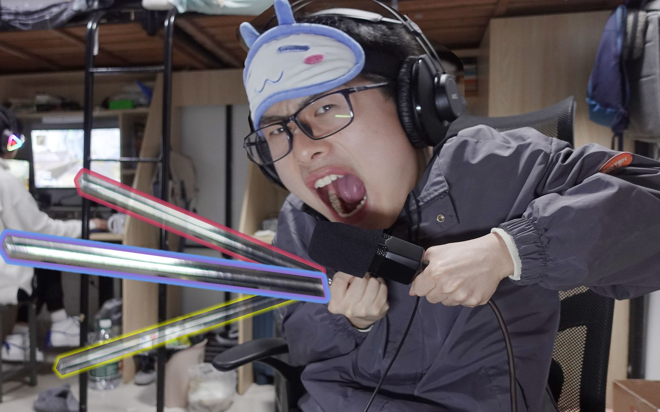 吼!封校了,那就一起在宿舍发病吧!♂【企业级运镜】【特效向】