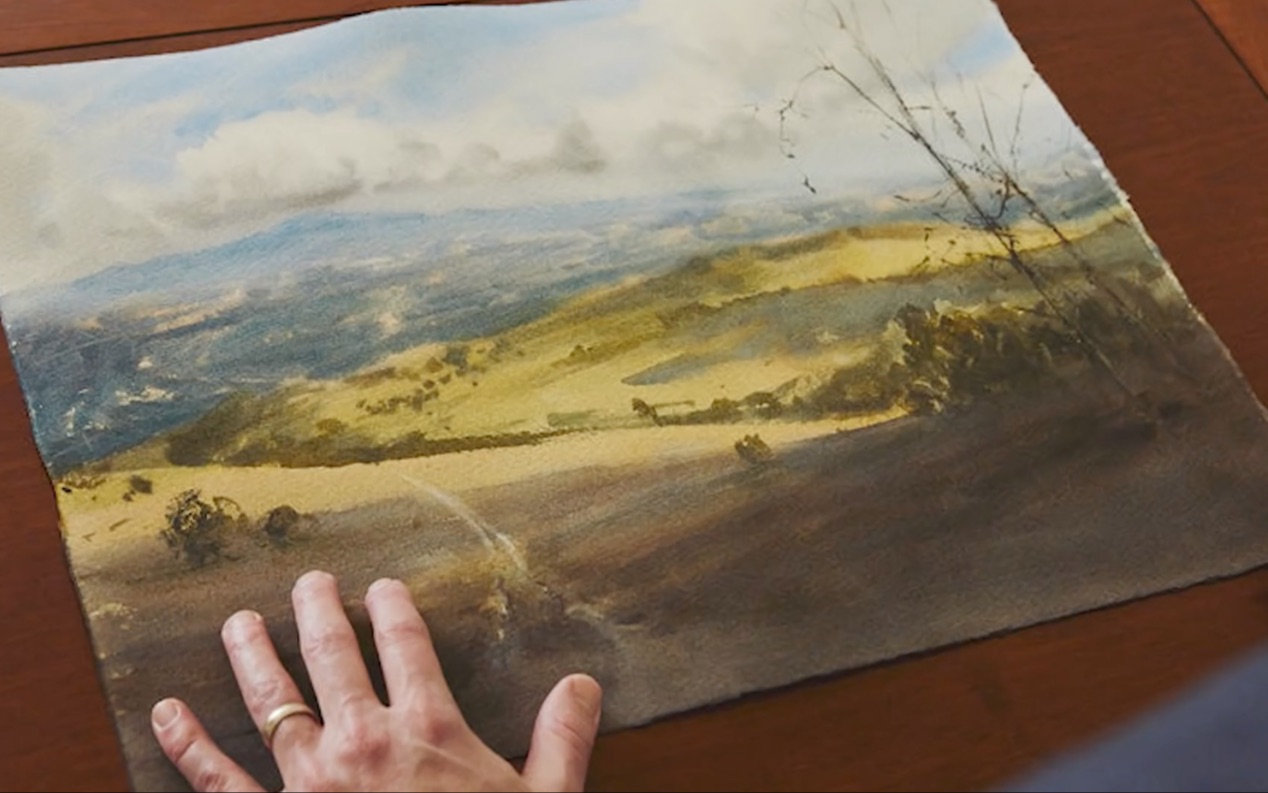 【水彩入门教程】为何我不在水彩纸上使用水胶带?