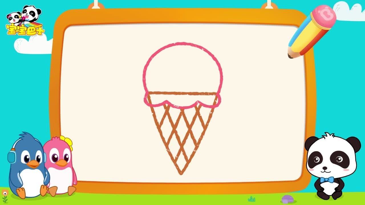 宝宝巴士之神奇简笔画-今天这简笔画孩子一定感兴趣,学画.