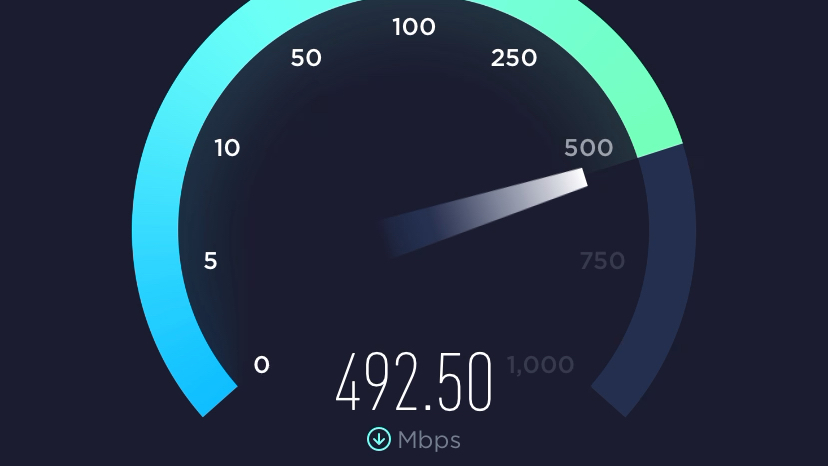双千兆宽带连接双wan路由器,上传叠加成功
