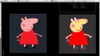 cad入门学习-教你们绘制小猪佩奇