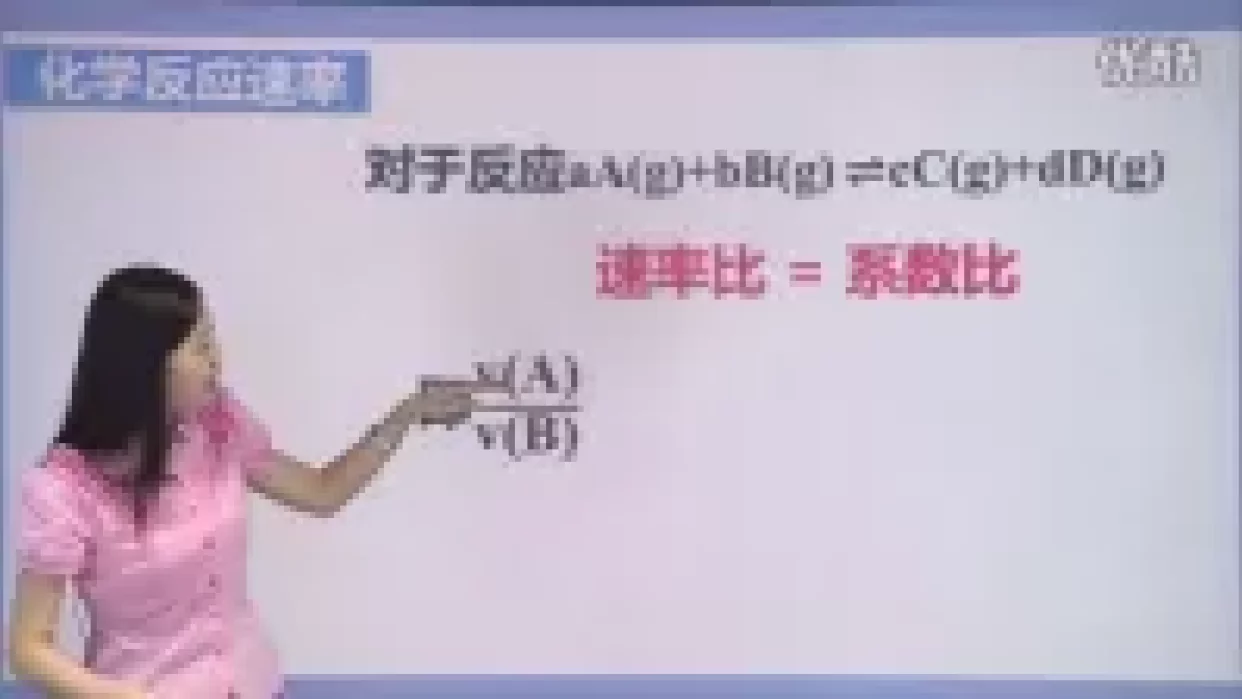 化学反应速率的计算(许豆豆)例1