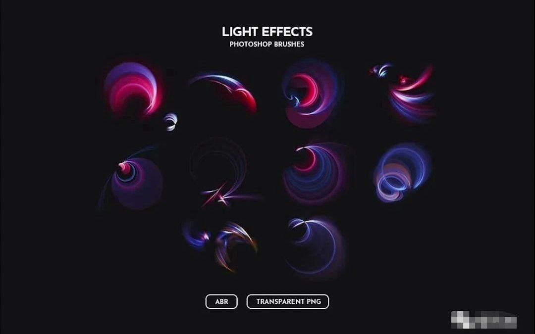 【PS笔刷】绚丽的灯光效果photoshop笔刷集合