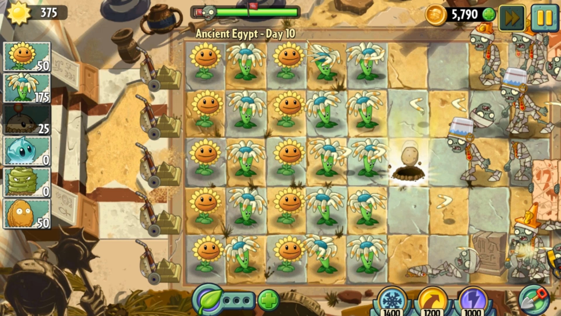 尸潮最多的一天_植物大战僵尸