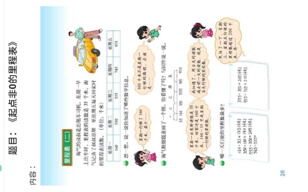 小学数学教资面试试讲《起点非0的里程表》