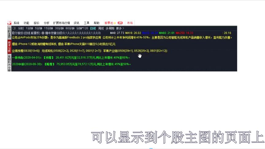 炒股短线必备:把每日个股涨停理由和板块大涨原因显示到通达信上