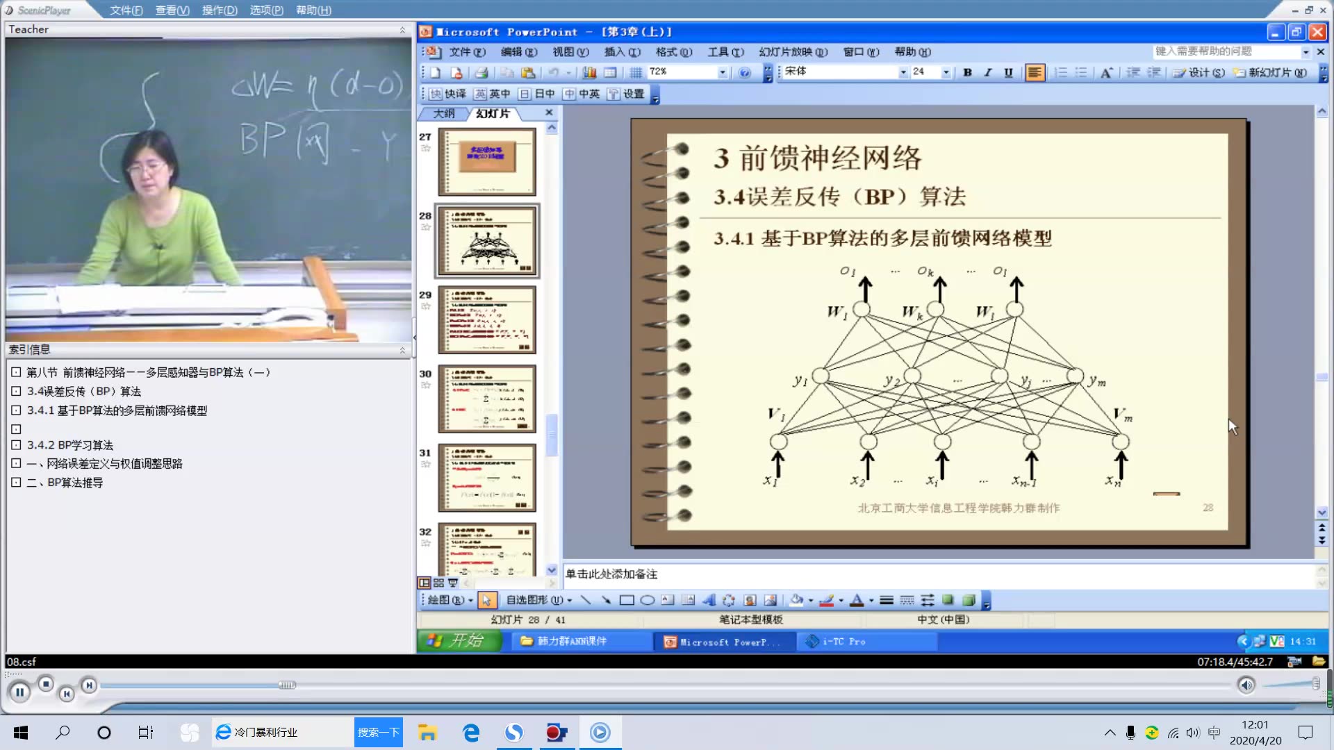 ANN第21讲:BP算法——基于BP的多层前馈网络模型