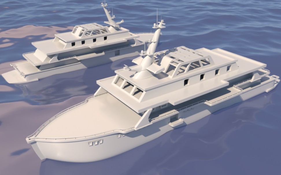 超酷的游艇模型制作,一个视频告诉你图片和三维模型的区别在哪里