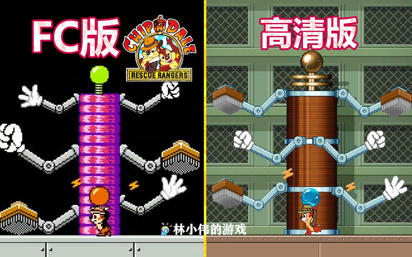 FC红白机游戏:松鼠大作战 高清重制版!重温NES童年经典游戏!_单机...