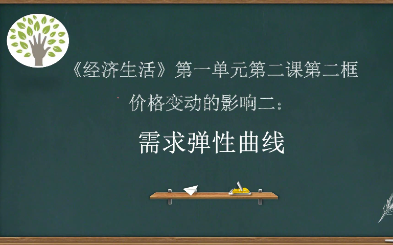 高中政治清障《经济生活》4:(2)需求弹性曲线