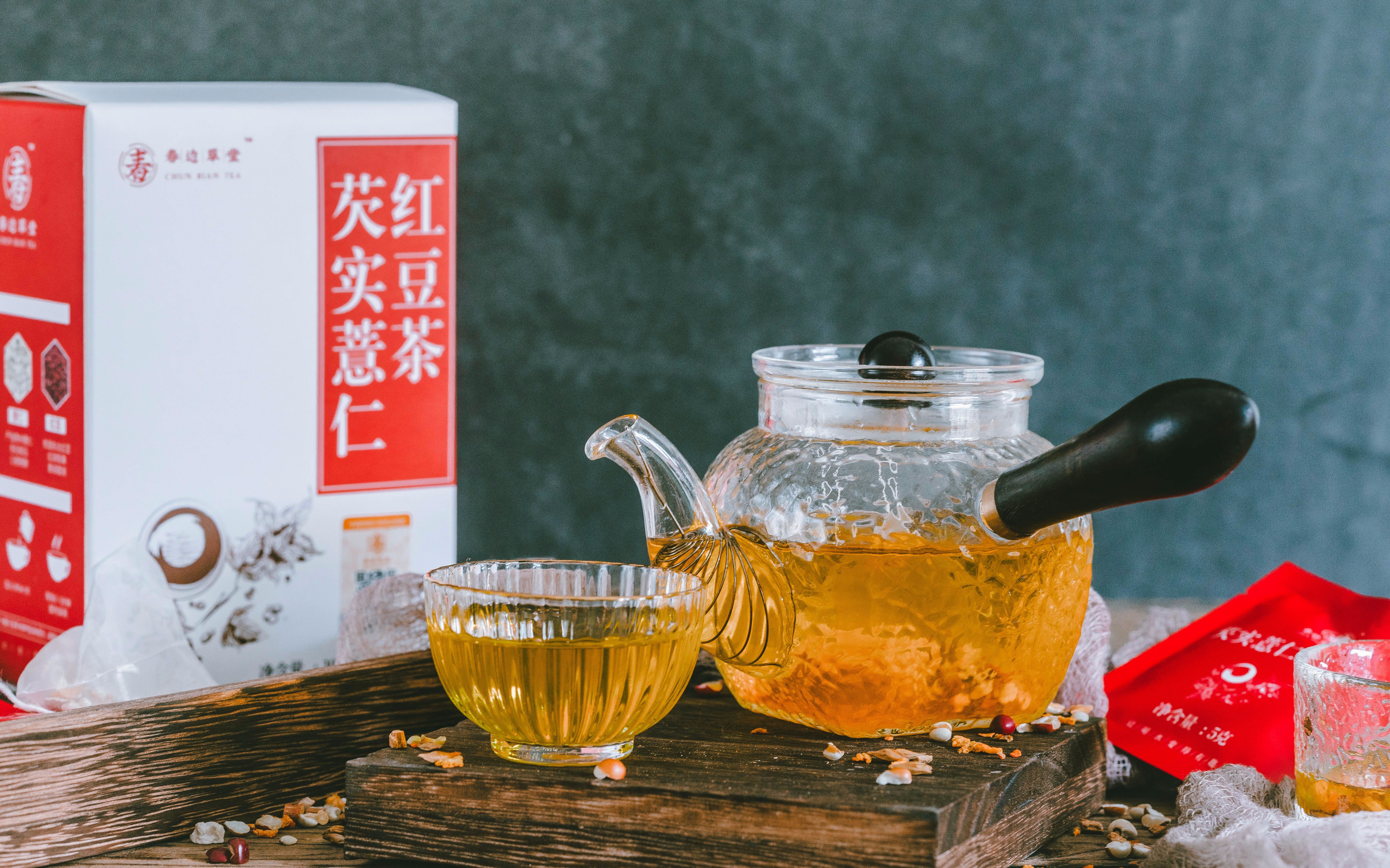 【春边草堂】祛湿神器——芡实红豆薏仁茶!远离水肿肥胖就靠它了!