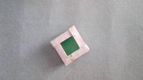 手工用1张纸折个好看的收纳盒
