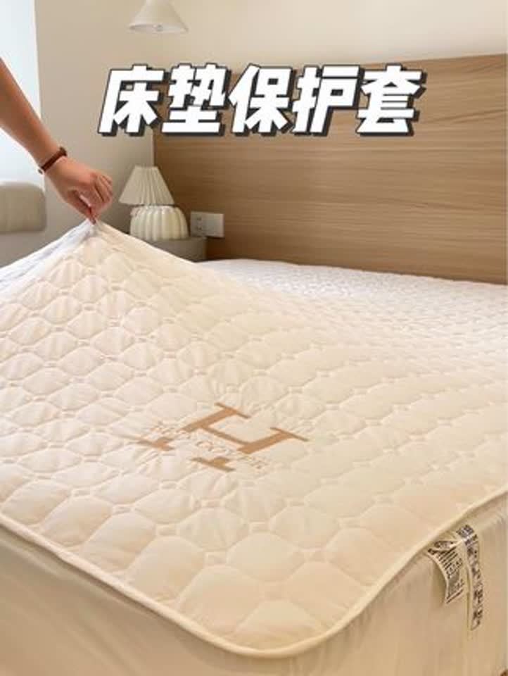 ...的床垫一定要用这种床笠保护起来, 可以防尘隔脏,而且上面铺床单,就...