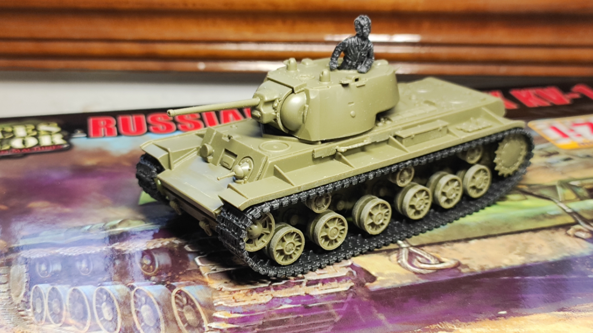 【模型测评】FOV 1/72 二战苏联 КВ-1/KV-1重型坦克模型